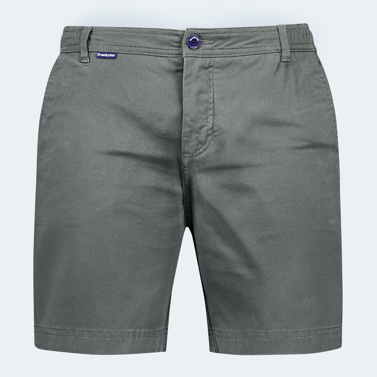 The Urbanites Stretch Cotton Grey Men's Casual Chino Shorts – Frankster